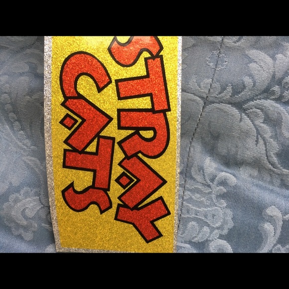 stray cats | Accents | Rare Gold Glitter Stray Cats Sticker | Poshmark